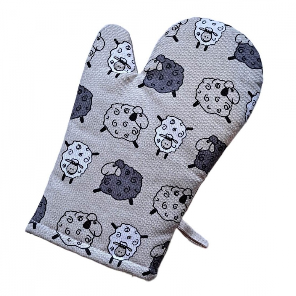 Grytevott med lam motiv 15x28,5 cm. | MODESAR